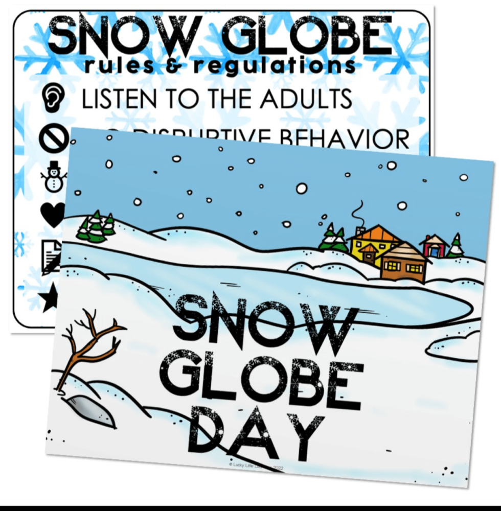 Celebrate Winter With a SnowGlobe Classroom Transformation - Lucky ...