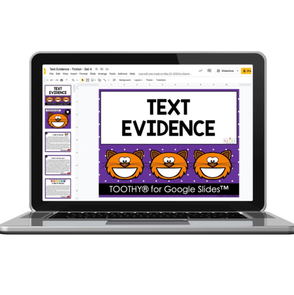 Ideas to Help With Teaching Text Evidence - Lucky Little Learners