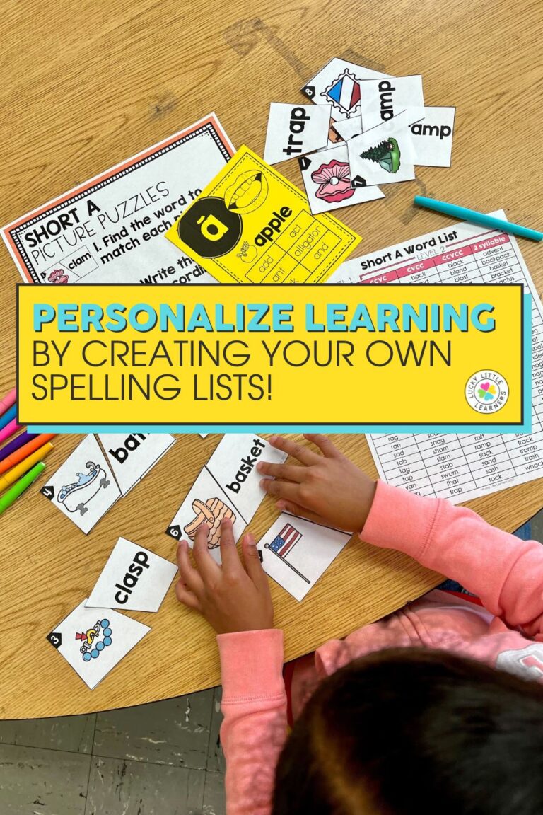 Differentiate in Seconds With This Create Your Own Spelling Lists Tool ...