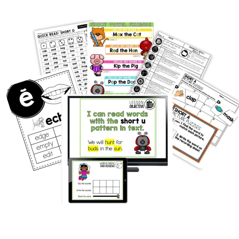 Tips and Tricks for Teaching Short Vowels - Lucky Little Learners