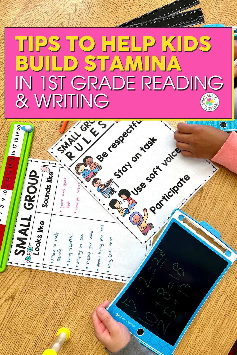 Tips to Help Kids Build Stamina in 1st Grade Reading & Writing - Lucky ...