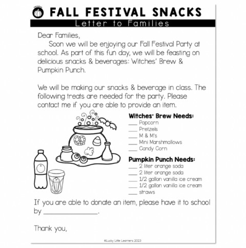 Done For You Classroom Halloween Party Plan - Lucky Little Learners