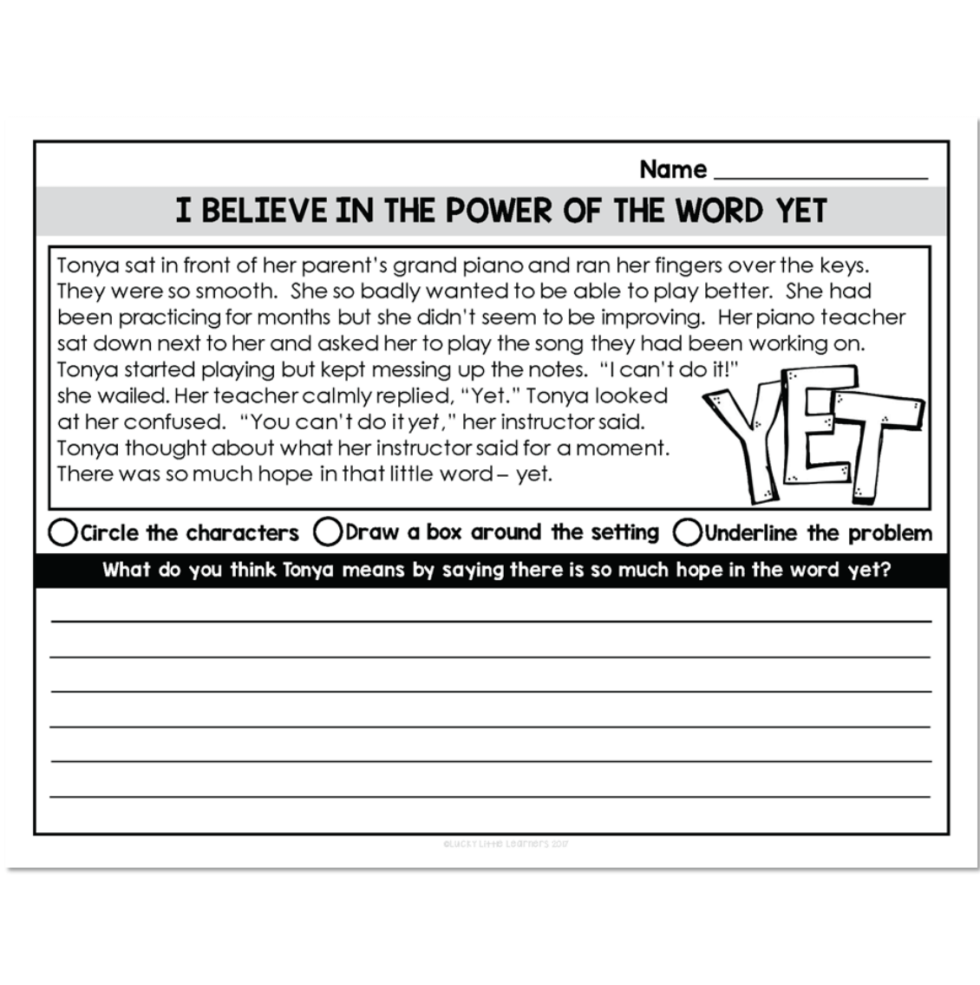 Growth Mindset Tips for 1st Graders (and Teachers Too!) - Lucky Little ...