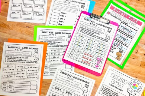 9 Principles for Syllable Division - Lucky Little Learners