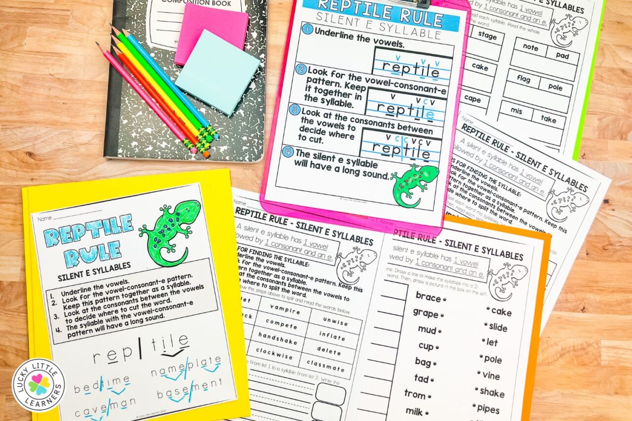 9 Principles for Syllable Division - Lucky Little Learners