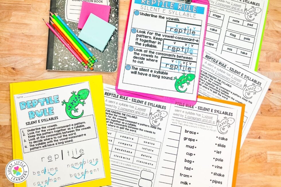 9 Principles for Syllable Division - Lucky Little Learners