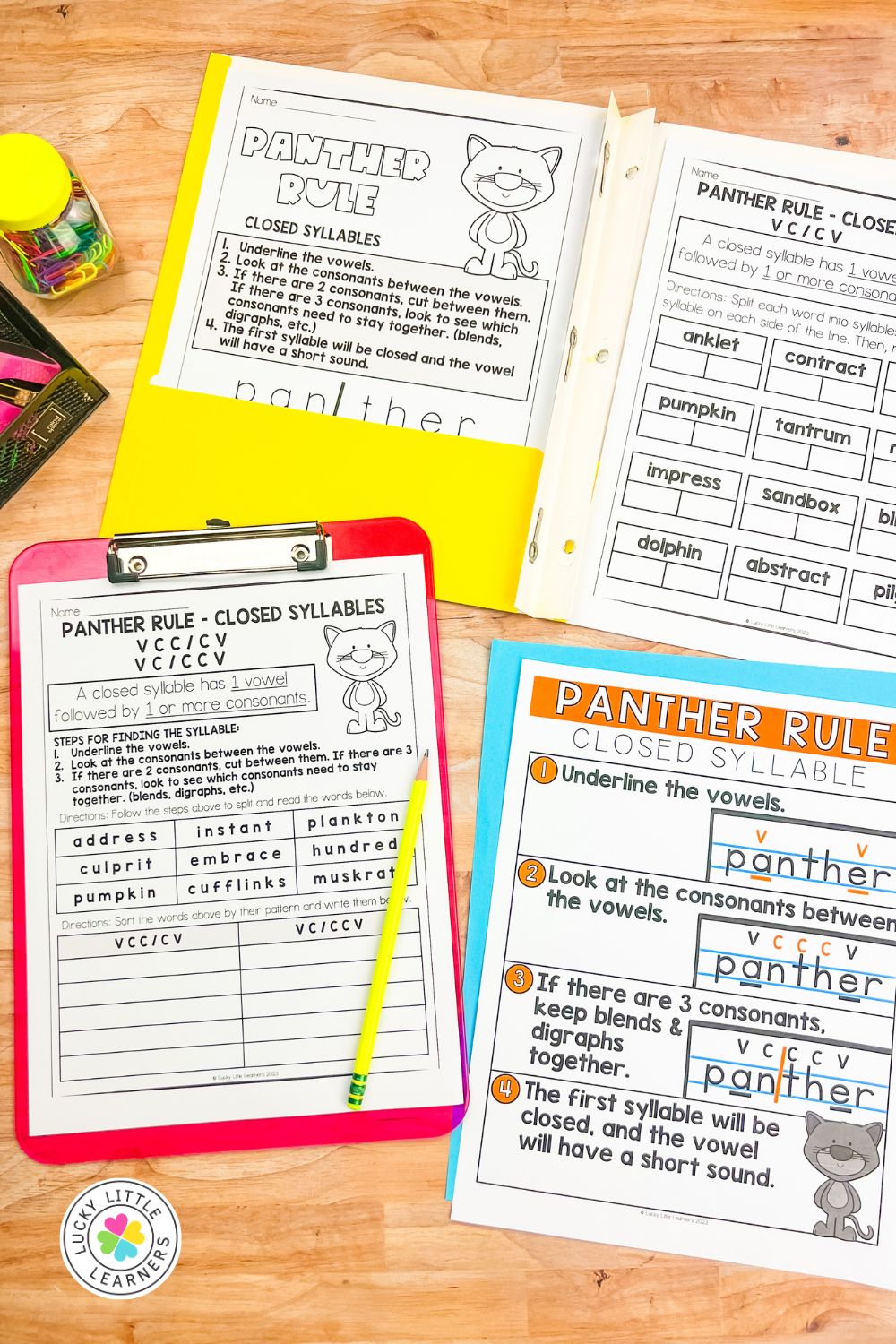 9 Principles for Syllable Division - Lucky Little Learners