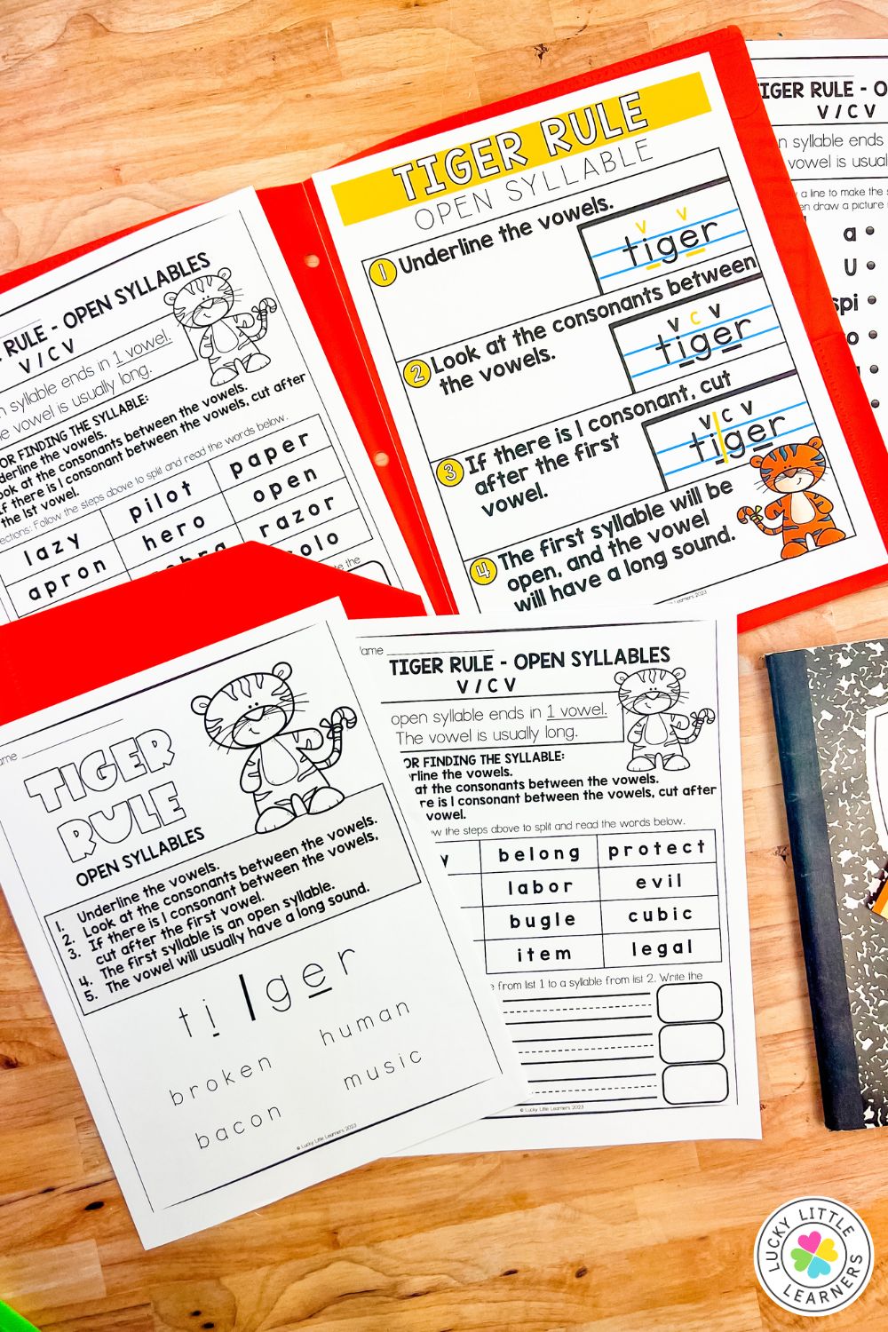 9 Principles for Syllable Division - Lucky Little Learners