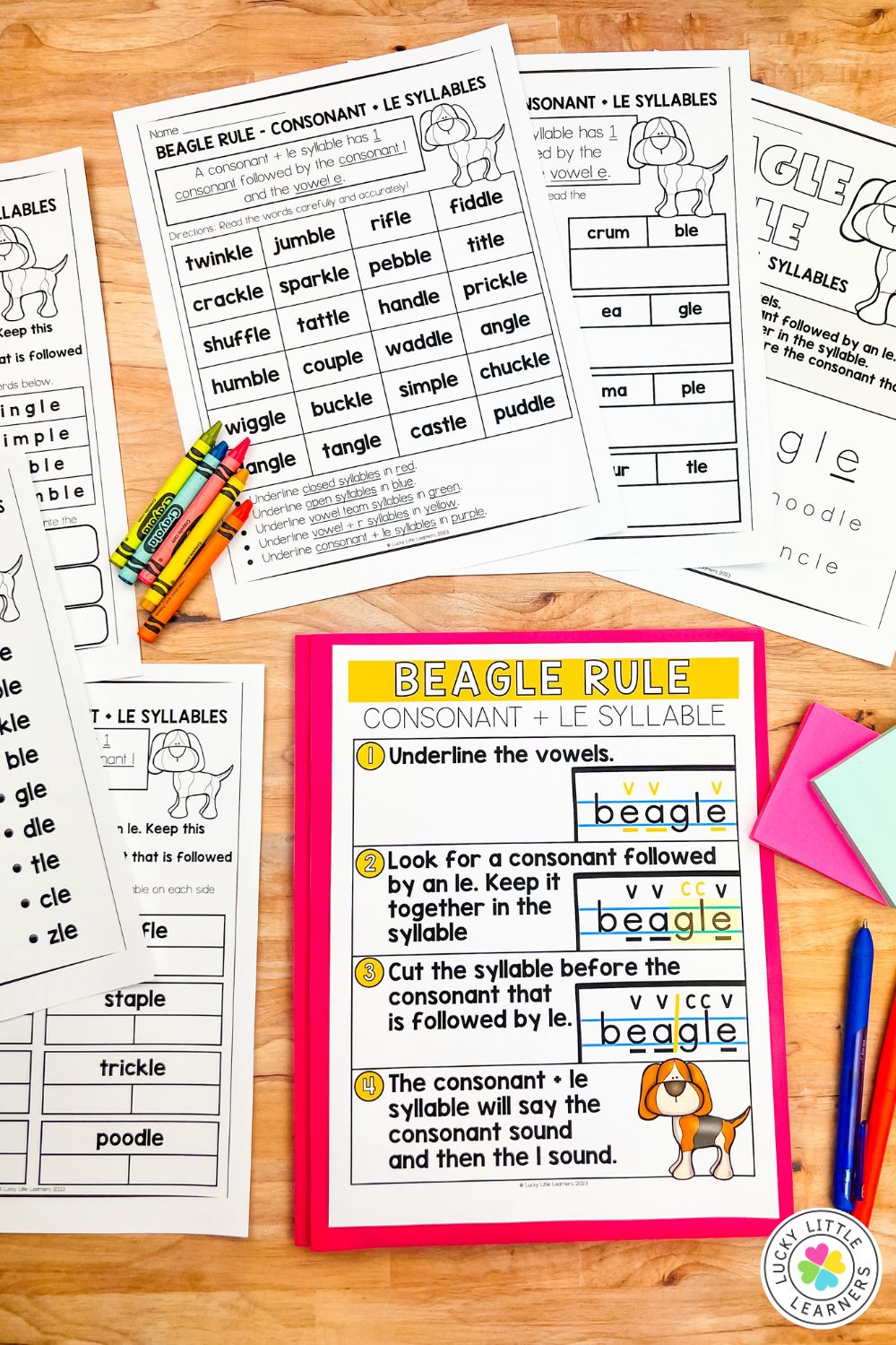 9 Principles for Syllable Division - Lucky Little Learners