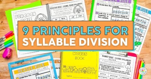 9 Principles for Syllable Division - Lucky Little Learners