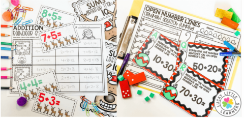 Christmas Math Centers - Lucky Little Learners