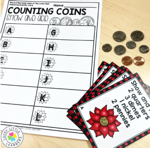 Christmas Math Centers - Lucky Little Learners