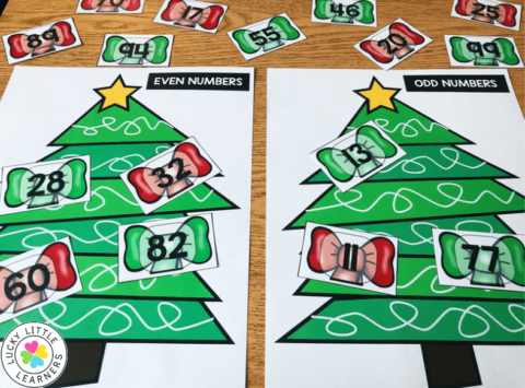 Christmas Math Centers - Lucky Little Learners