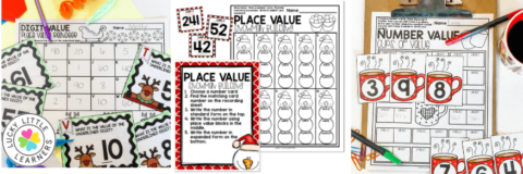 Christmas Math Centers - Lucky Little Learners