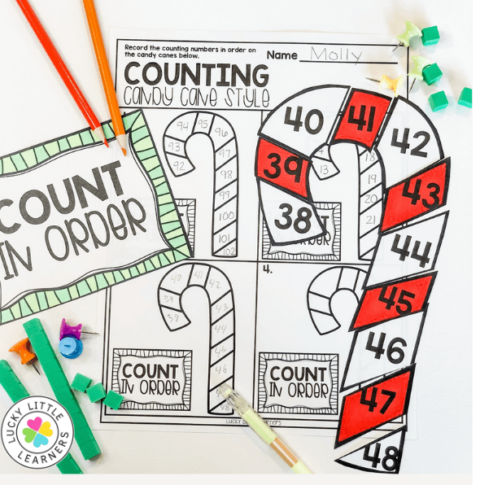 Christmas Math Centers - Lucky Little Learners