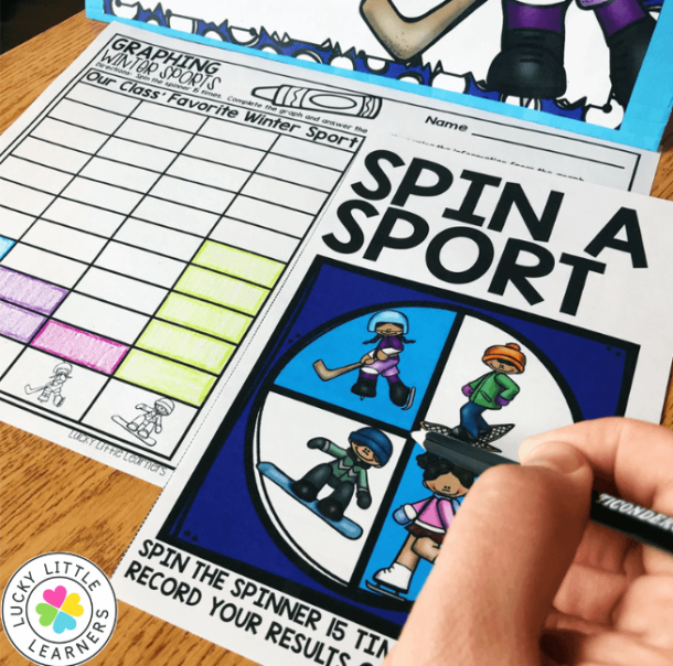 January Math Centers for 1st & 2nd Grade - Lucky Little Learners