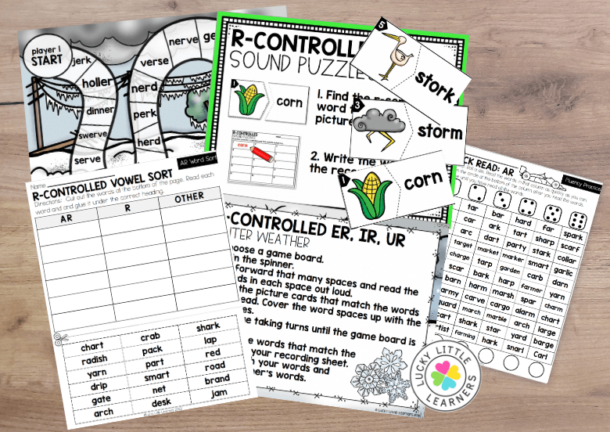 How to Teach R Controlled Vowels - Lucky Little Learners