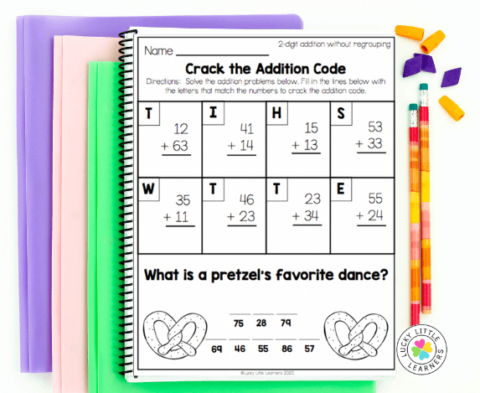 No Stress with These 2nd Grade Math Worksheets - Lucky Little Learners