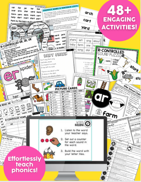 How to Teach R Controlled Vowels - Lucky Little Learners