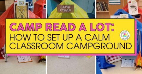 Camp Read A Lot: How to Set up a Calm Classroom Campground - Lucky Little Learners