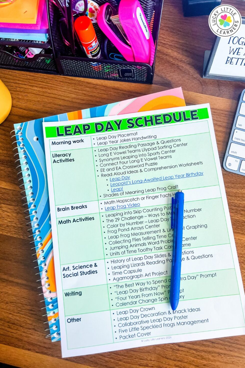 Celebrate the Extra Day: Leap Year Classroom Activities - Lucky Little ...