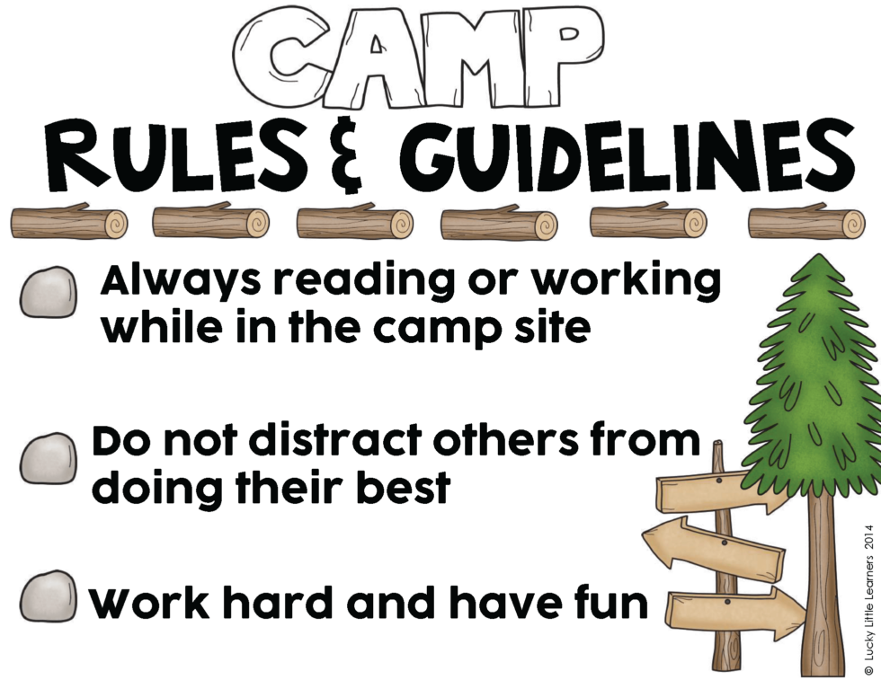 Camp Read A Lot: How to Set up a Calm Classroom Campground - Lucky ...