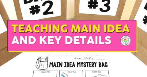 Easy Main Idea and Key Details Activities for 1st & 2nd Grade - Lucky ...