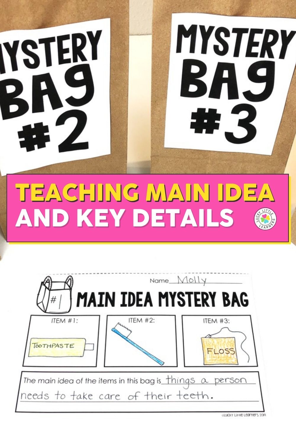 9 Low Prep Ways to Teach Main Idea - Lucky Little Learners