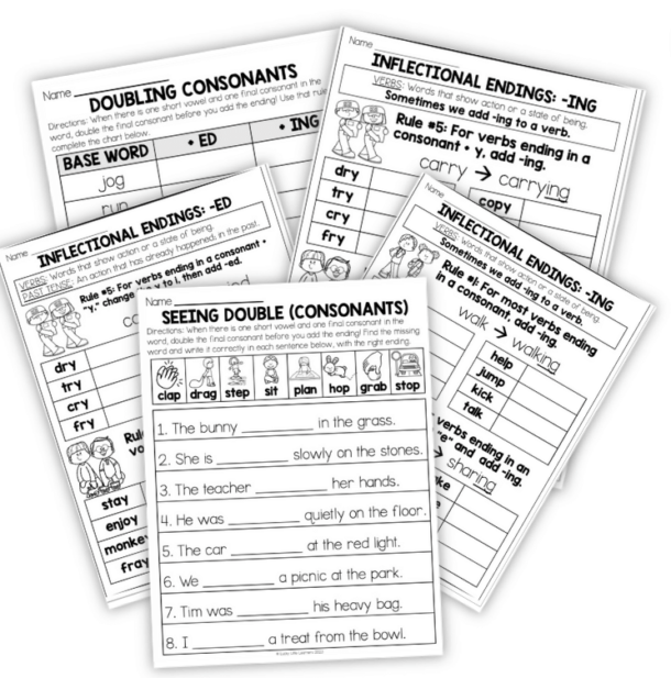 Tips for Teaching Inflectional Endings - Lucky Little Learners