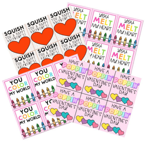 Easy Valentine Gifts for Students - Lucky Little Learners
