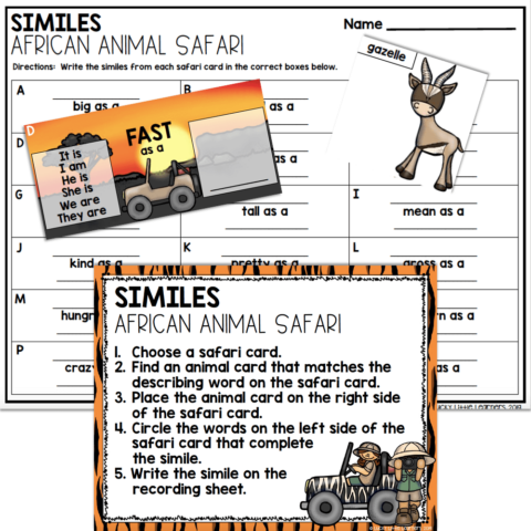 Fresh Ideas to Teach Similes and Metaphors - Lucky Little Learners
