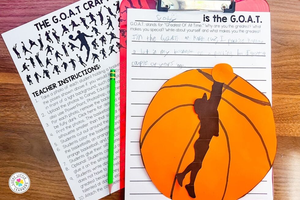 Books and Basketball Classroom Transformation - Lucky Little Learners