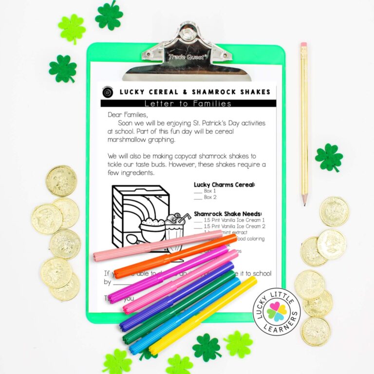 St. Patrick's Day Activities for the Classroom - Lucky Little Learners