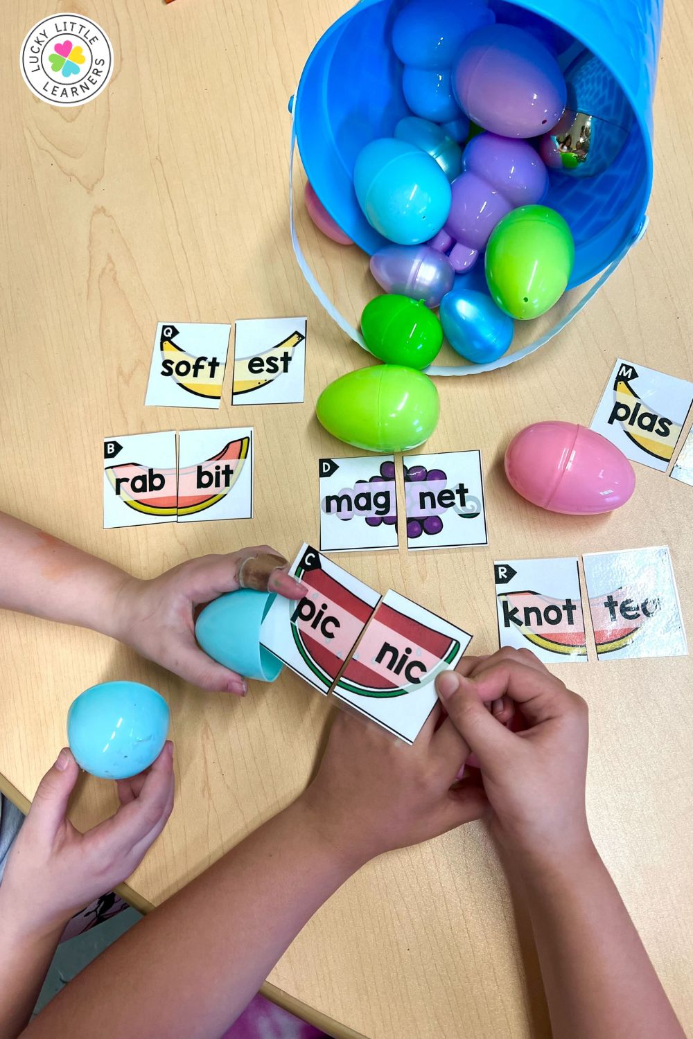 20 Ways to Use Plastic Easter Eggs in the Classroom - Lucky Little Learners