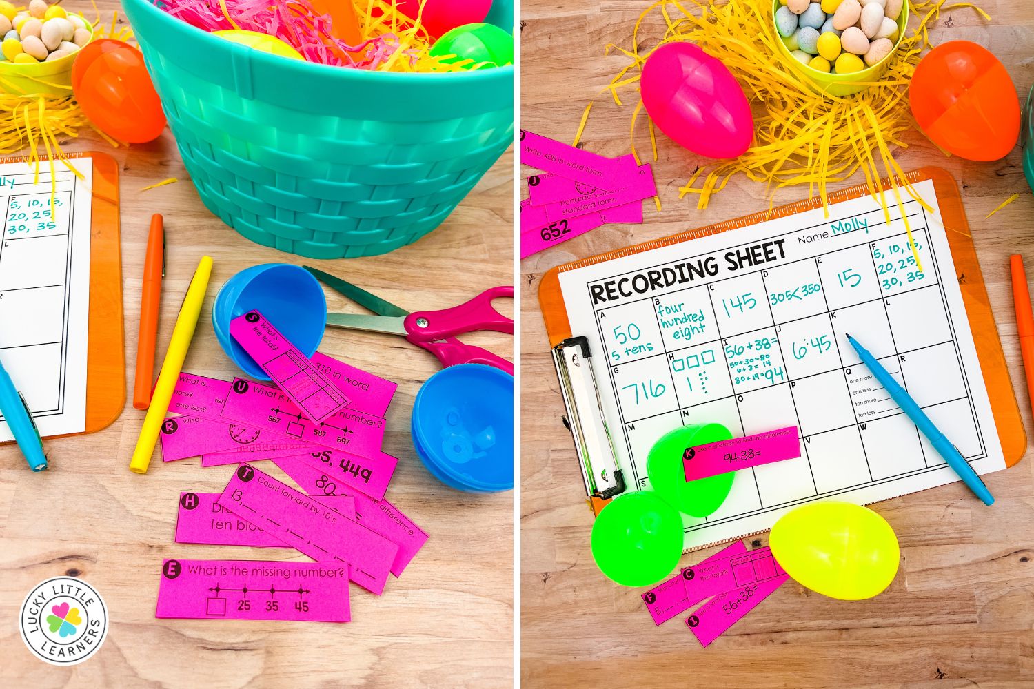 20 Ways to Use Plastic Easter Eggs in the Classroom - Lucky Little Learners