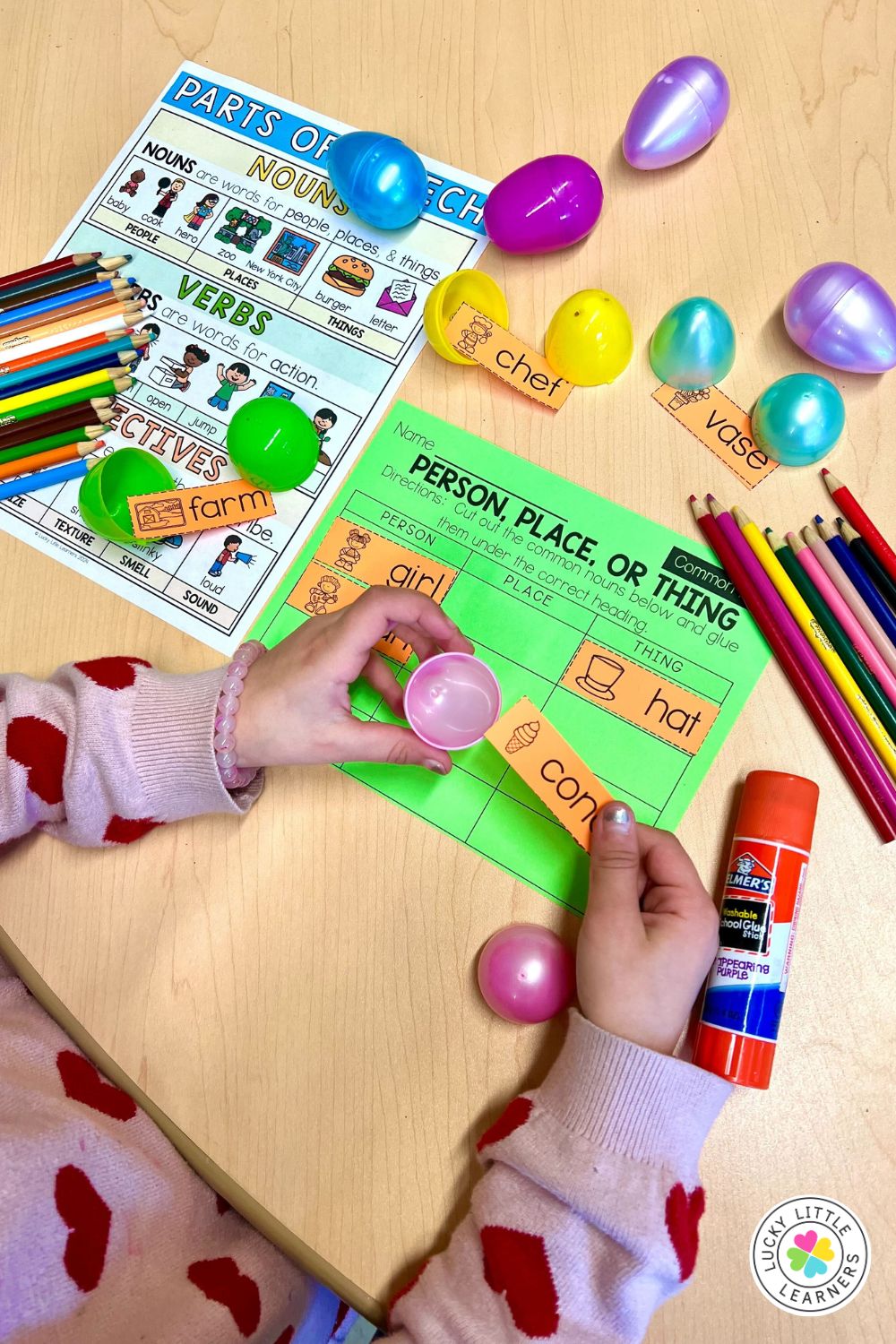 20 Ways to Use Plastic Easter Eggs in the Classroom - Lucky Little Learners