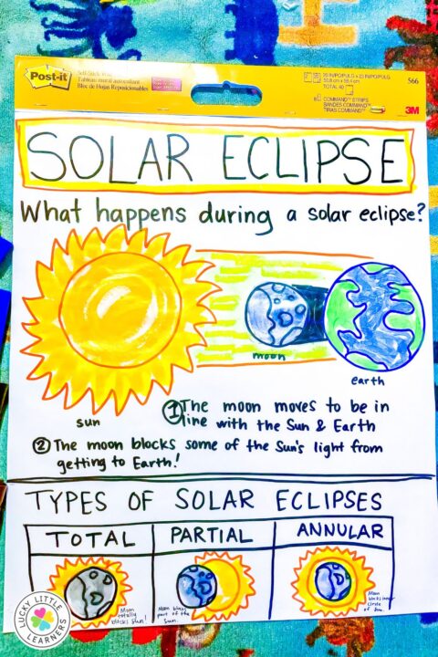 Solar Eclipse in the Classroom - Lucky Little Learners