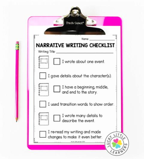 Steps for Teaching Narrative Writing in the Primary Classroom - Lucky ...