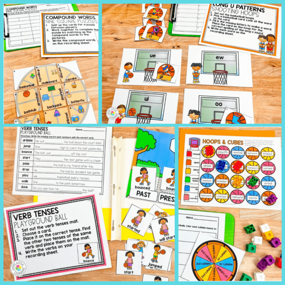 Books and Basketball Classroom Transformation - Lucky Little Learners