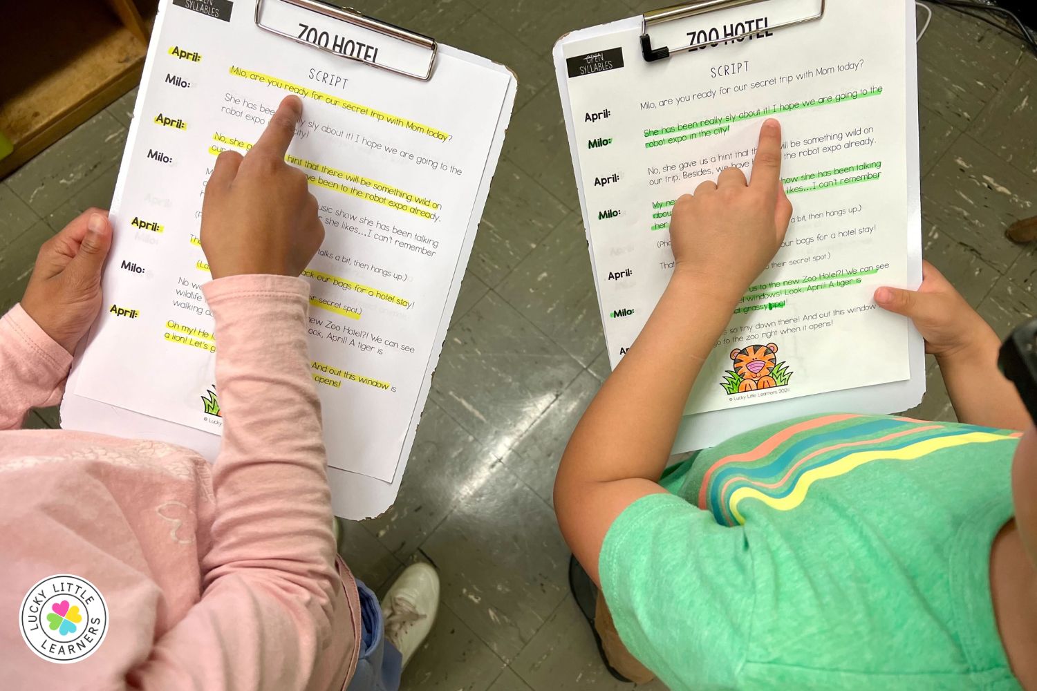 1st & 2nd Grade Friendly Reader's Theater Scripts - Lucky Little Learners