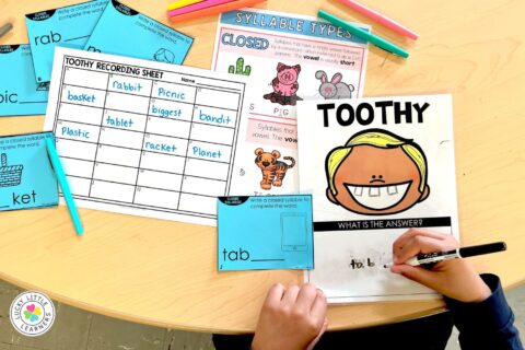 Tips for Teaching Syllables - Lucky Little Learners
