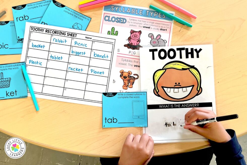 Tips for Teaching Syllables - Lucky Little Learners