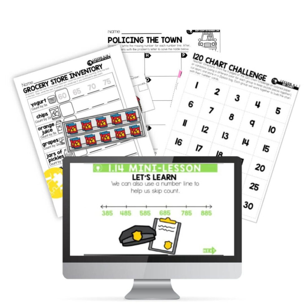 Teaching Skip Counting in 1st Grade vs 2nd Grade - Lucky Little Learners