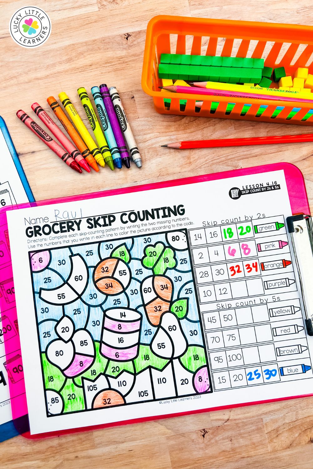 Teaching Skip Counting in 1st Grade vs 2nd Grade - Lucky Little Learners