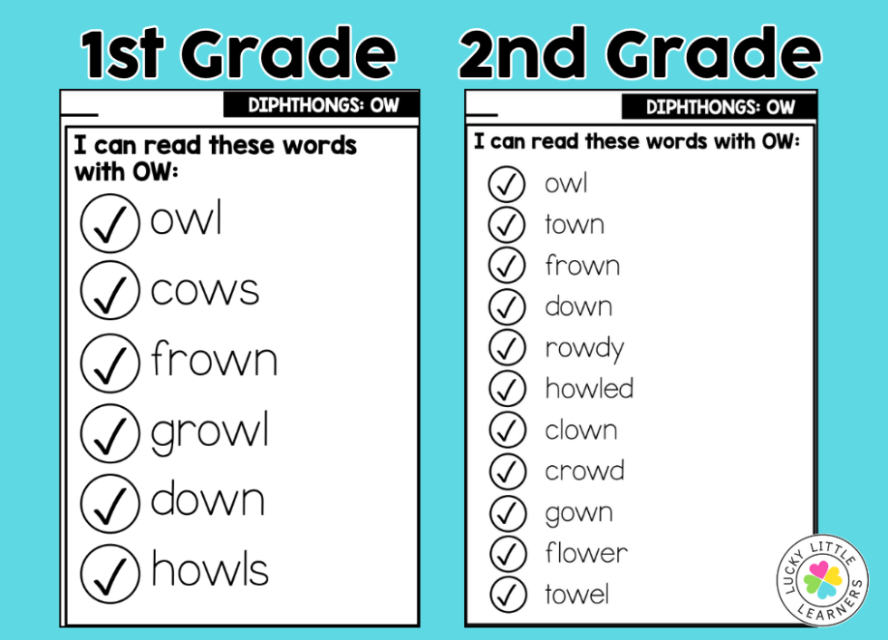 5 Creative Ways to Teach Diphthongs - Lucky Little Learners