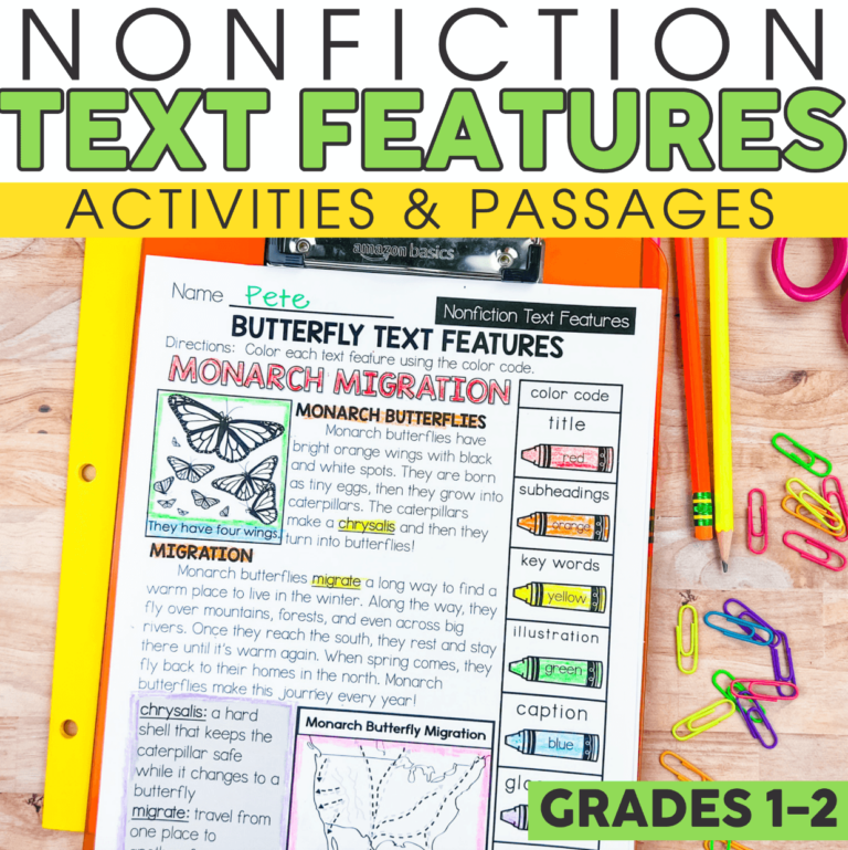 Top Teaching Resources & Strategies: Nonfiction Text Features - Lucky ...