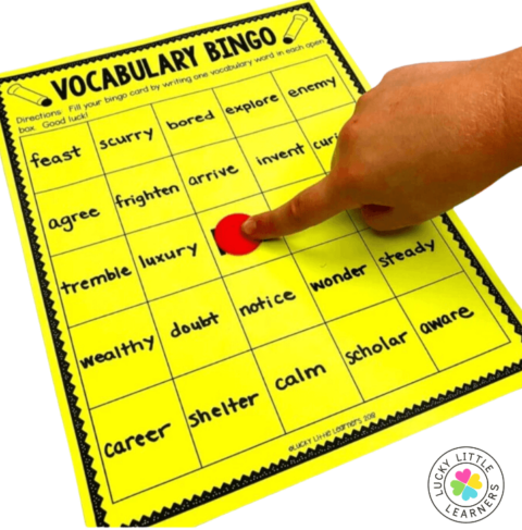 Vocabulary Activities - Lucky Little Learners