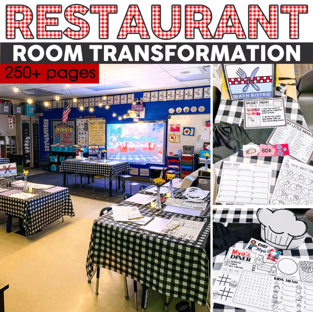 Classroom Restaurant Transformation - Lucky Little Learners