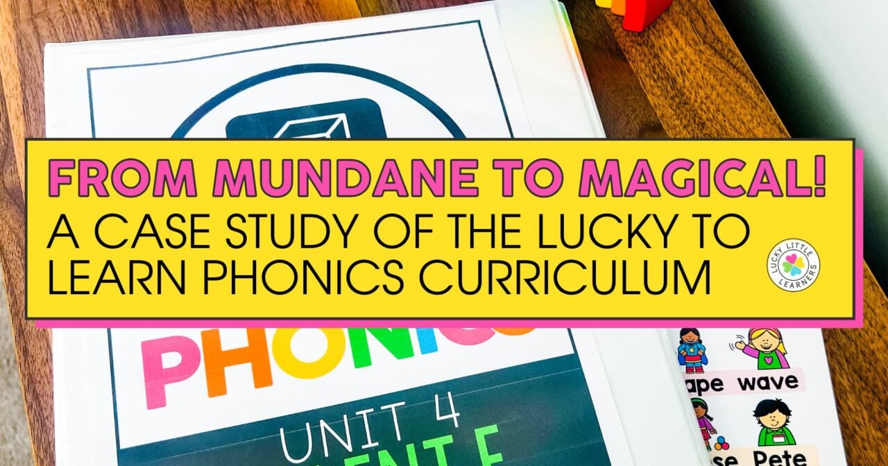 From Mundane to Magical! A Case Study of the Lucky to Learn Phonics ...