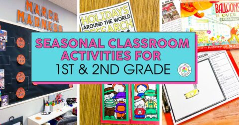 Seasonal Classroom Activities for 1st & 2nd grade - Lucky Little Learners
